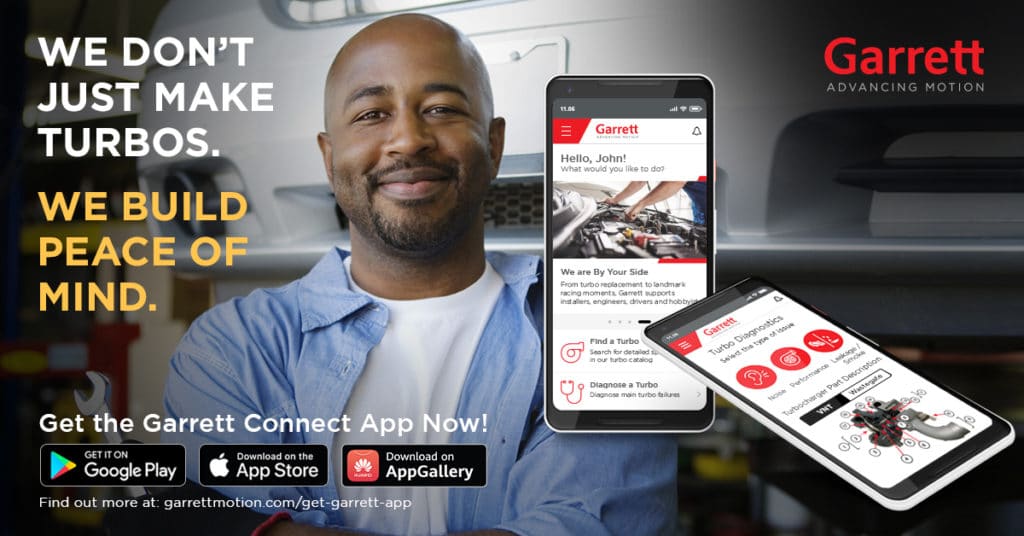 Garrett Connect - O aplicativo da Garrett Motion - Turbo Garage®